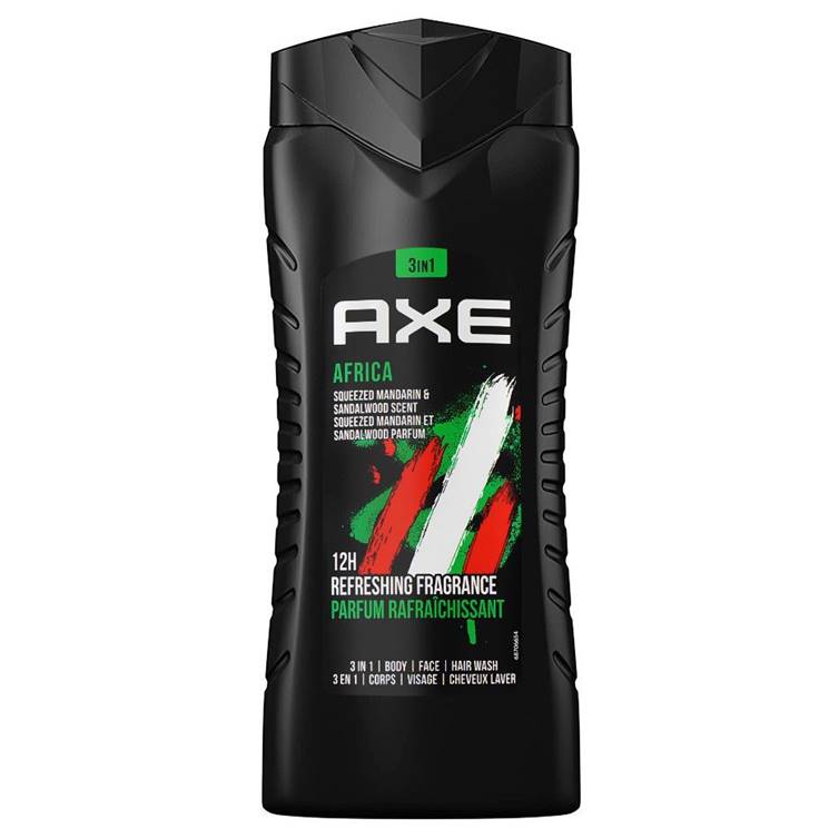 AXE Africa 3in1 Body Wash Hair, Face & Hair 250ml - Urban Beauty