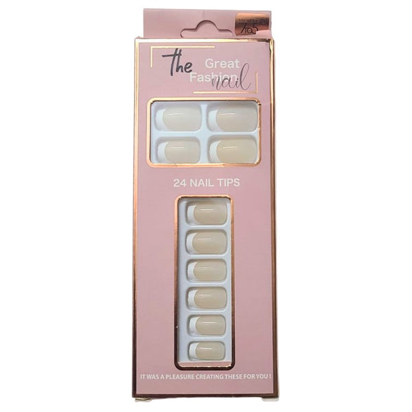 Acrylic French Nails Shade 04 (Pack of 24) - Urban Beauty