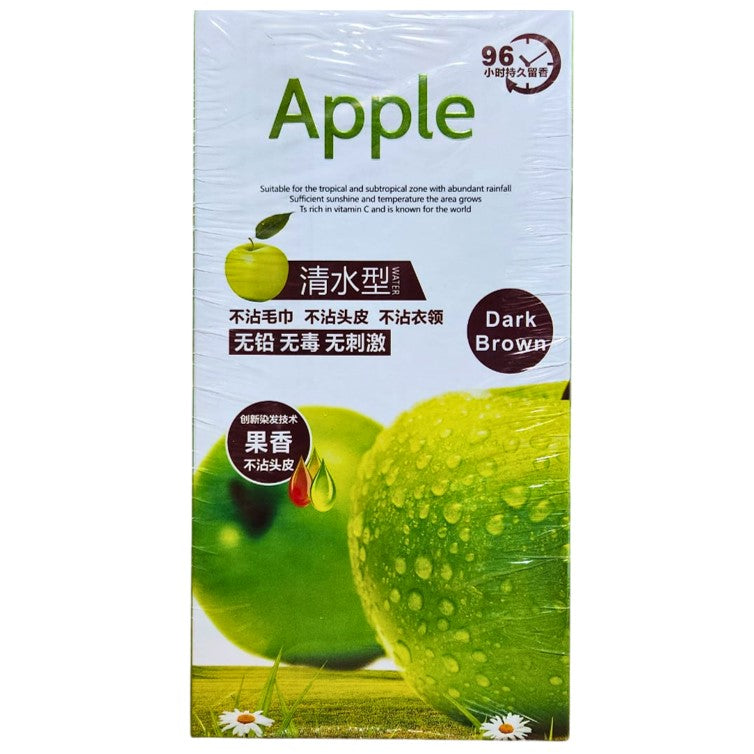 Apple Hair Color Dark Brown Ammonia Free 1000ml - Urban Beauty