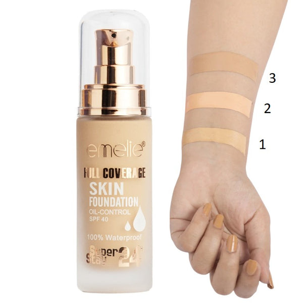 Emelie Full Coverage Skin Foundation Oil Control SPF40 - Urban Beauty