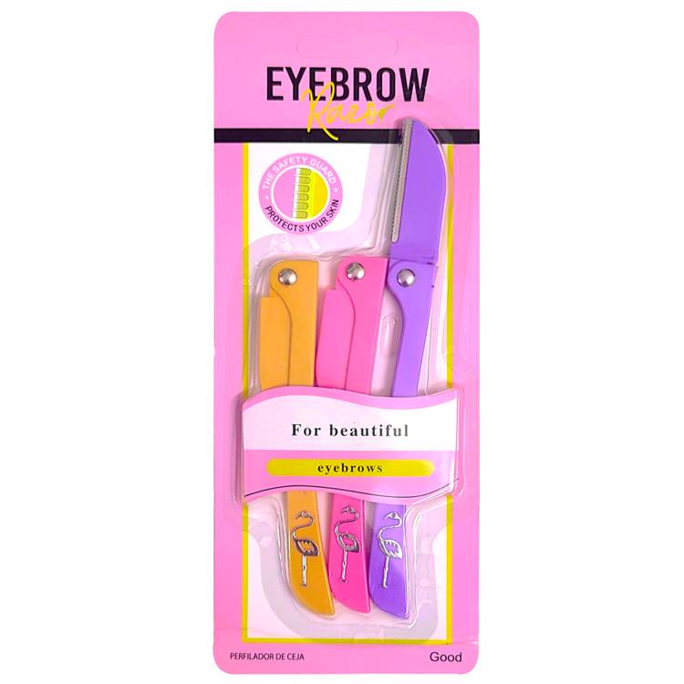Order Foldable Eyebrow Razor (Pack of 3) - Urban Beauty