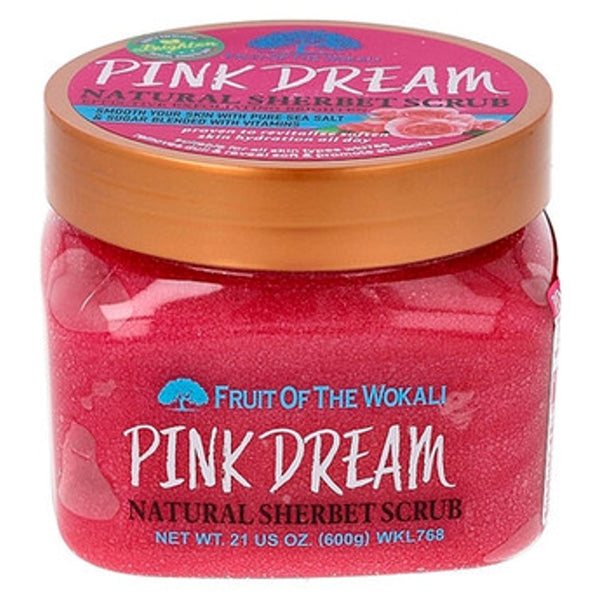 Fruit of Wokali Pink Dream Natural Sherbet Scrub 600g - Urban Beauty
