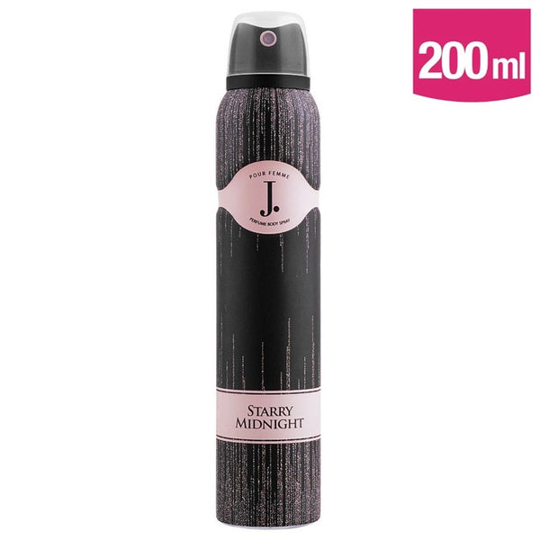 Junaid Jamshed J. Starry Midnight Perfume Body Spray 200ml - Urban Beauty