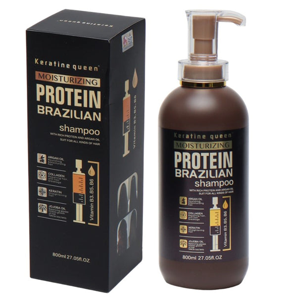 Keratin Queen Moisturizing Protein Brazilian Shampoo 800ml - Urban Beauty
