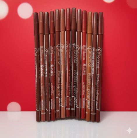 Lip Liner Pencil Set (Pack of 12) - Urban Beauty