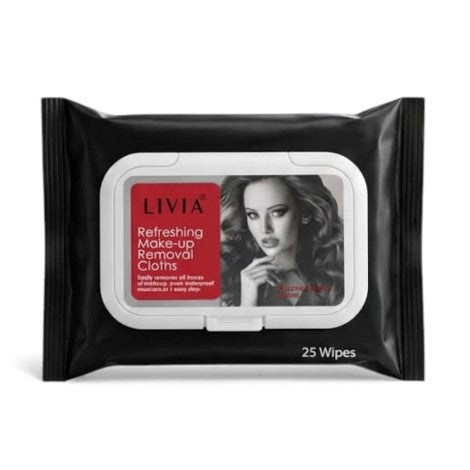 Livia Makeup Removal Cloths 25 Pieces - Urban Beauty