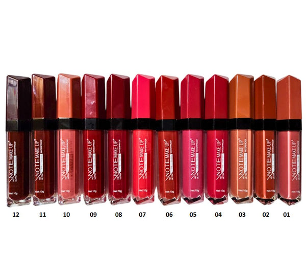 Matte Lip Gloss Ultra HD (12 Shades) - Urban Beauty