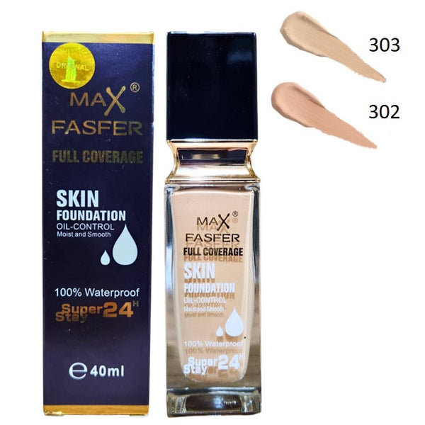 Max Fasfer Full Coverage SuperStay Foundation Oil Control - Urban Beauty