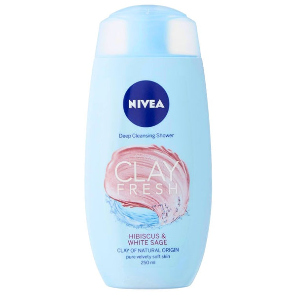 Nivea Clay Fresh Hibiscus & White Sage Deep Cleansing Shower - Urban Beauty