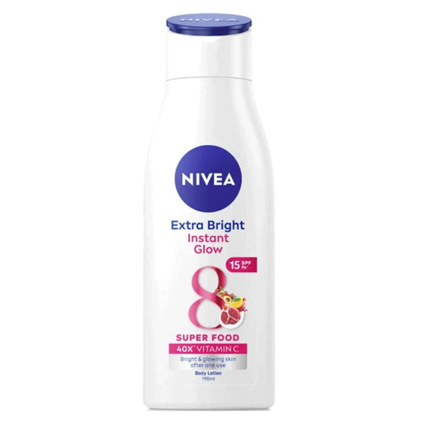 Nivea Extra Bright Instant Glow Super Food Lotion 190ml - Urban Beauty