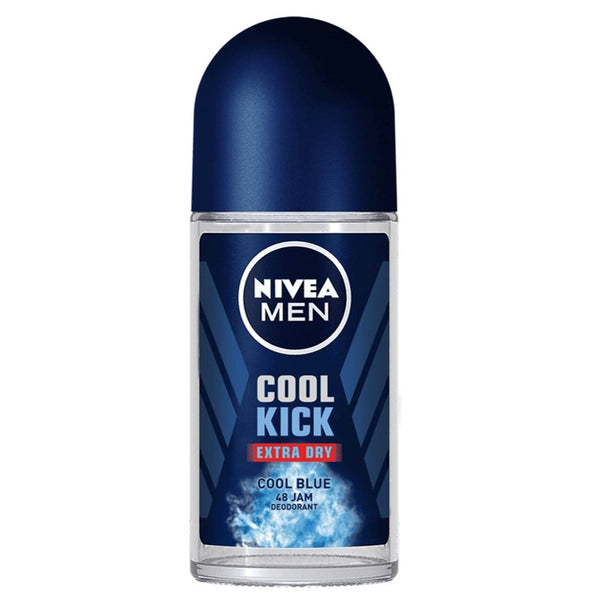 Nivea Men Cool Kick Extra Dry Cool Blue Deodorant Roll on 50ml - Urban ...