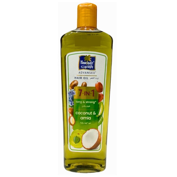 Parachute Advansed 7 IN 1 Coconut & Amla Long & Strong Hair Oil 180ml - Urban Beauty