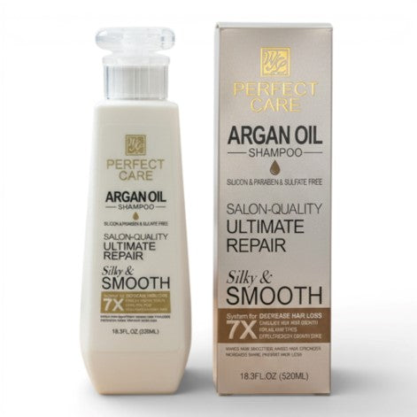 Perfect Care Argan Oil Shampoo Silky & Smooth 520ml - Urban Beauty