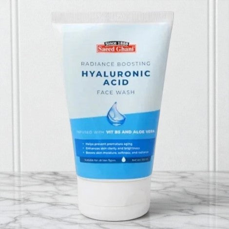 Saeed Ghani Radiance Boosting Hyaluronic Acid Face Wash 100ml - Urban ...