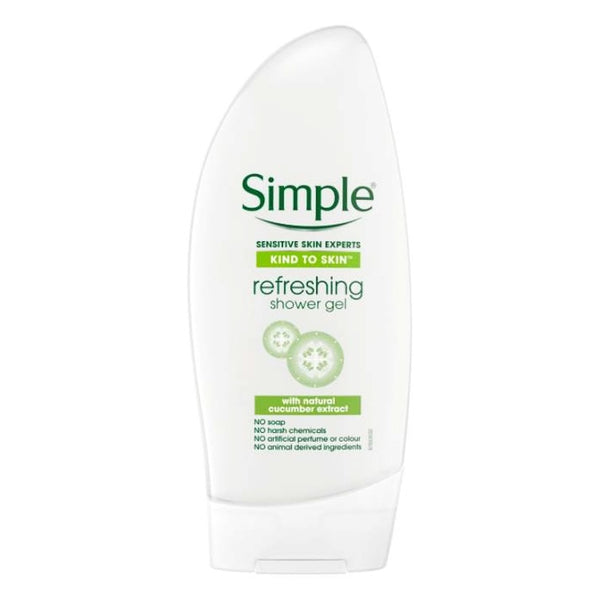 Simple Kind to Skin Refreshing Shower Gel 250ml - Urban Beauty