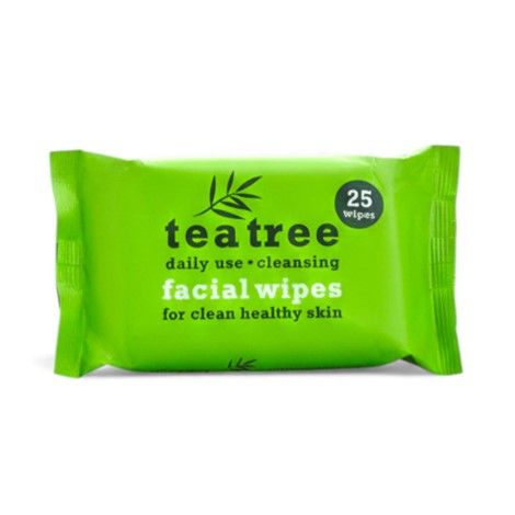 Tea Tree Cleansing Facial Wipes 25 Pieces - Urban Beauty