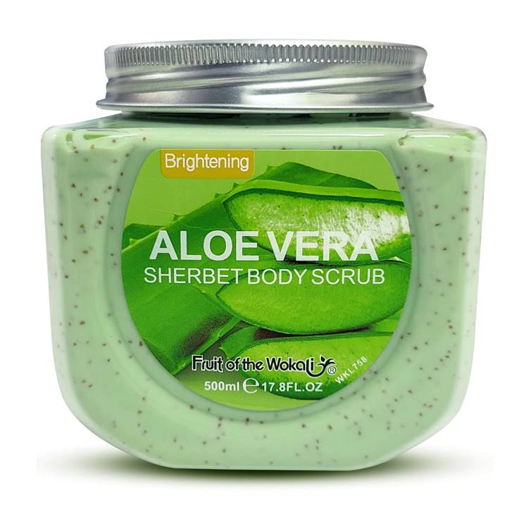 Wokali Aloe Vera Body Scrub 500ml (XL) New - Urban Beauty