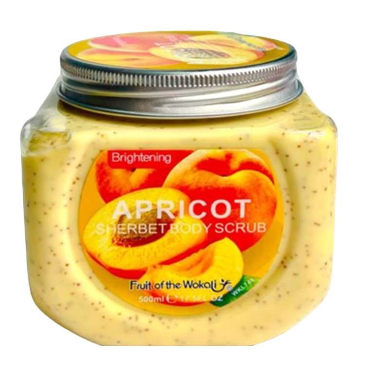 Wokali Apricot Body Scrub 500ml (XL) New - Urban Beauty