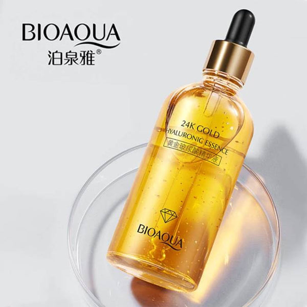 BIOAQUA 24k Gold Serum Hyaluronic Essence 100ml - Urban Beauty