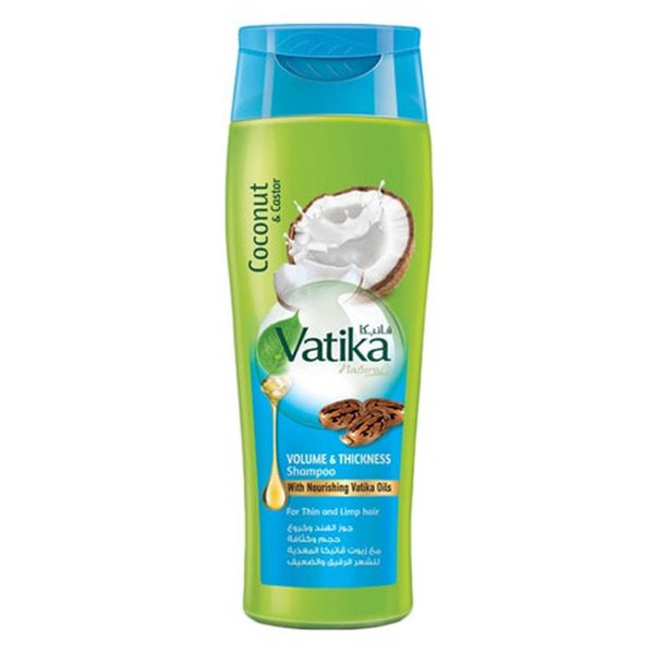 Dabur Vatika Coconut and Castor Volume & Thickness Shampoo - Urban Beauty