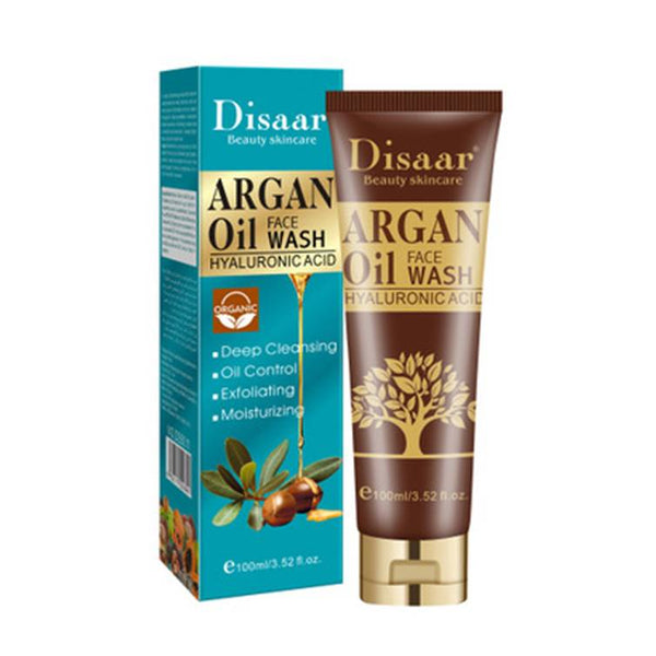 Disaar Argan Oil Hyaluronic Acid Face Wash 100ml - Urban Beauty