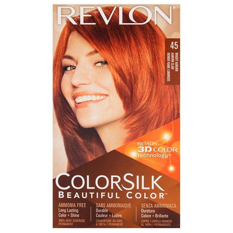 Revlon Colorsilk Hair Color 45 Bright Auburn - Urban Beauty