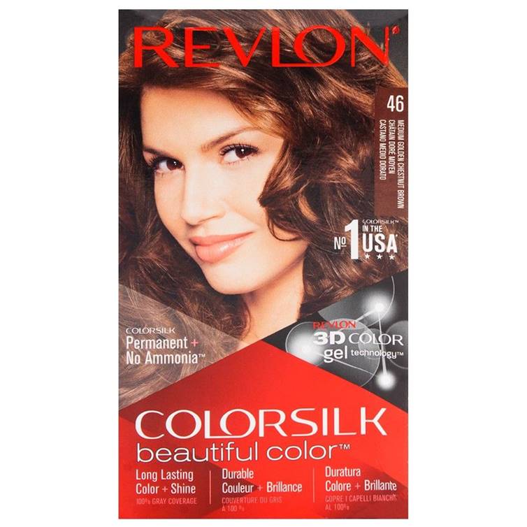 Revlon Colorsilk Hair Color 46 Medium Golden Chestnut Brown - Urban Beauty