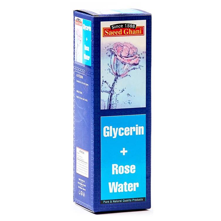 Saeed Ghani Glycerin with Rose Water 120ml - Urban Beauty