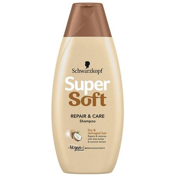 Schwarzkopf Supersoft Repair & Care Shampoo 400ml - Urban Beauty