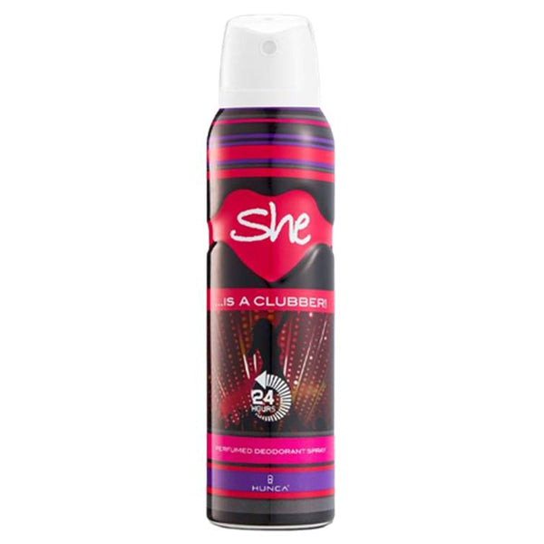 She is a Clubber perfumed body spray 150ml - Urban Beauty